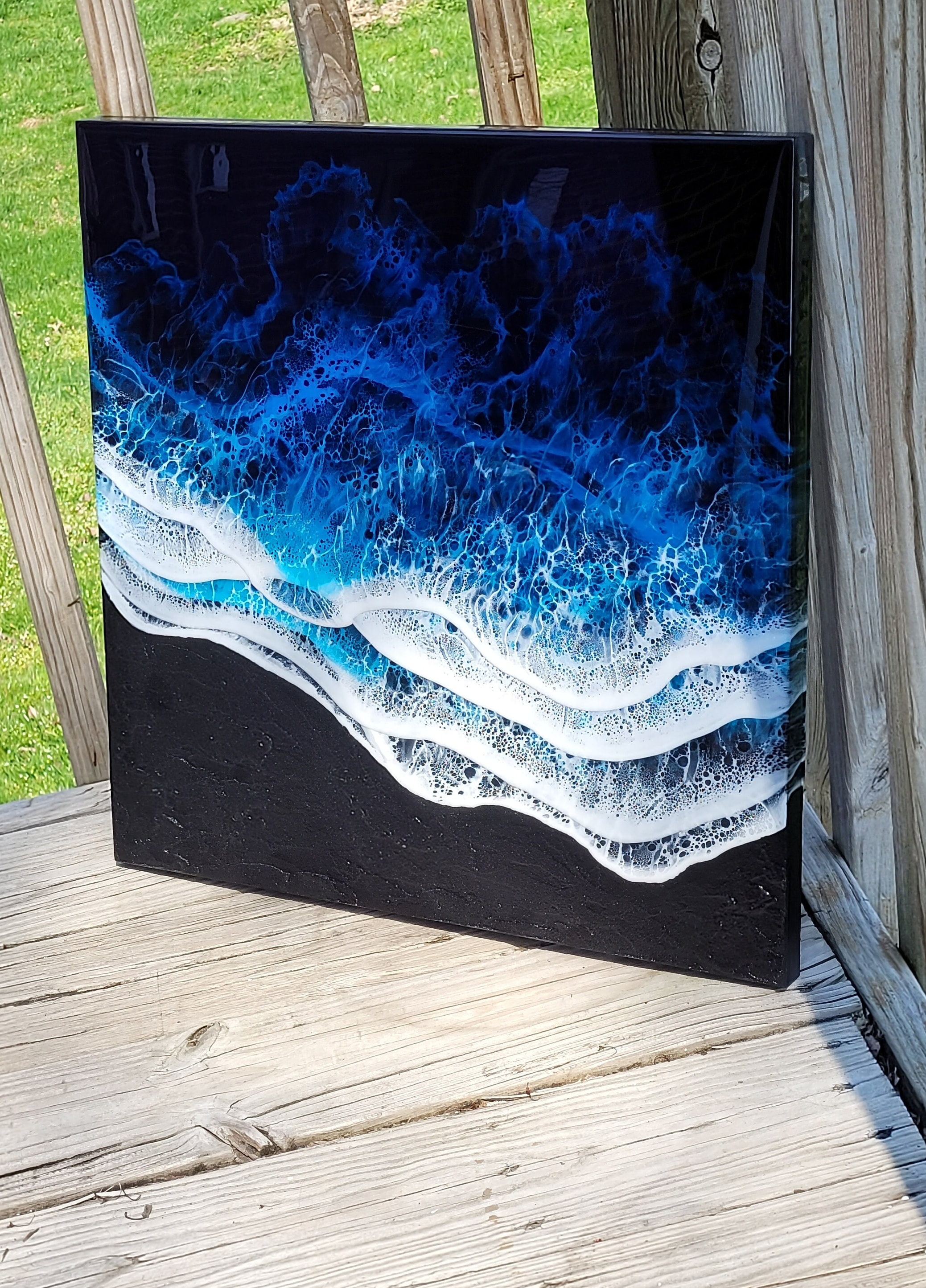 Ocean Resin Painting - Etsy