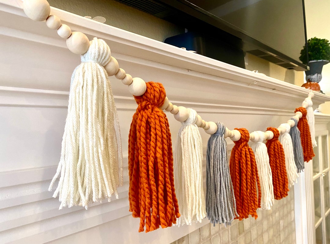 Fall Tassel Garland, Thanksgiving Tassel Garland, Fall Decor ...
