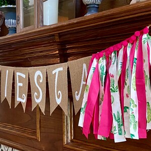 Fiesta Burlap Banner, Fiesta Decoration, Mexican Party Decoration ...