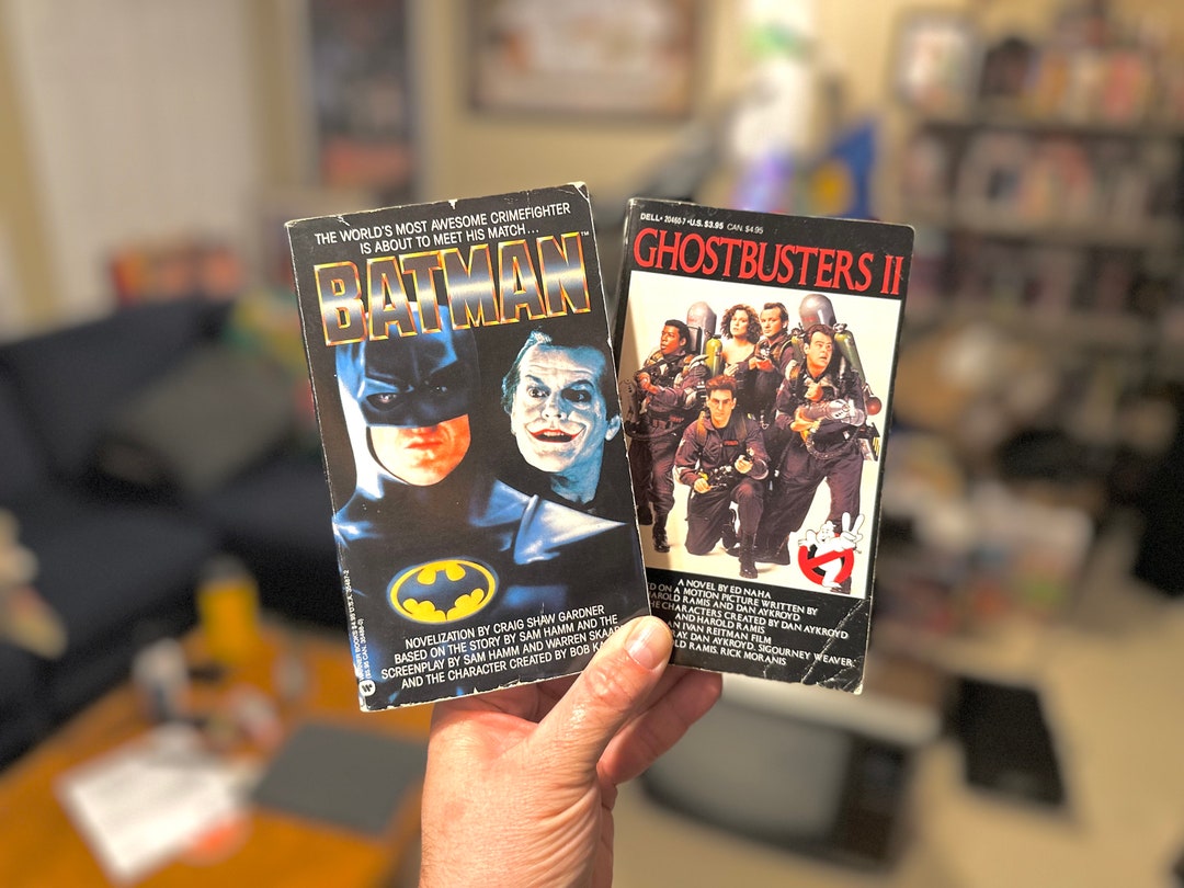 Batman & Ghostbusters 2 1989 Movie Tie-in/novelization - Etsy