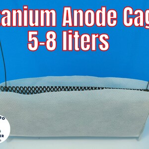 Anode Cage Titanium 6-8 Liter Horizontal COPPER ELECTROFORM & All ...
