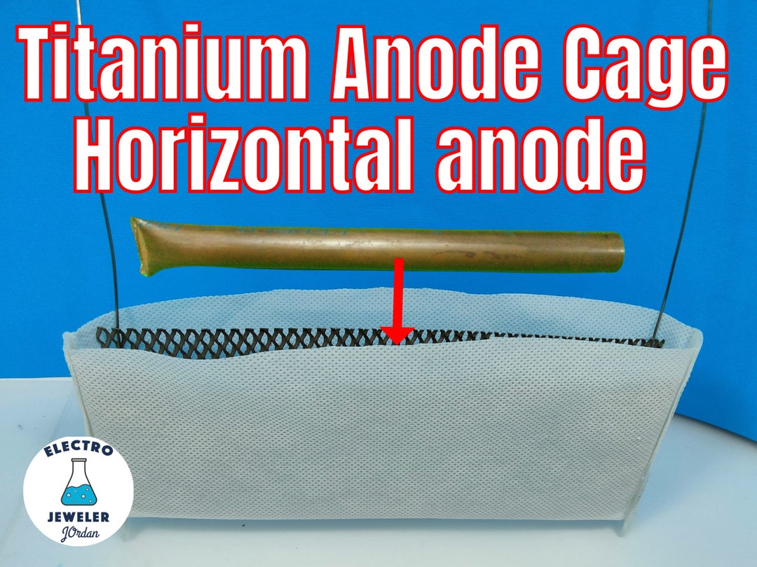 Anode Cage Titanium 6-8 Liter Horizontal COPPER ELECTROFORM & - Etsy