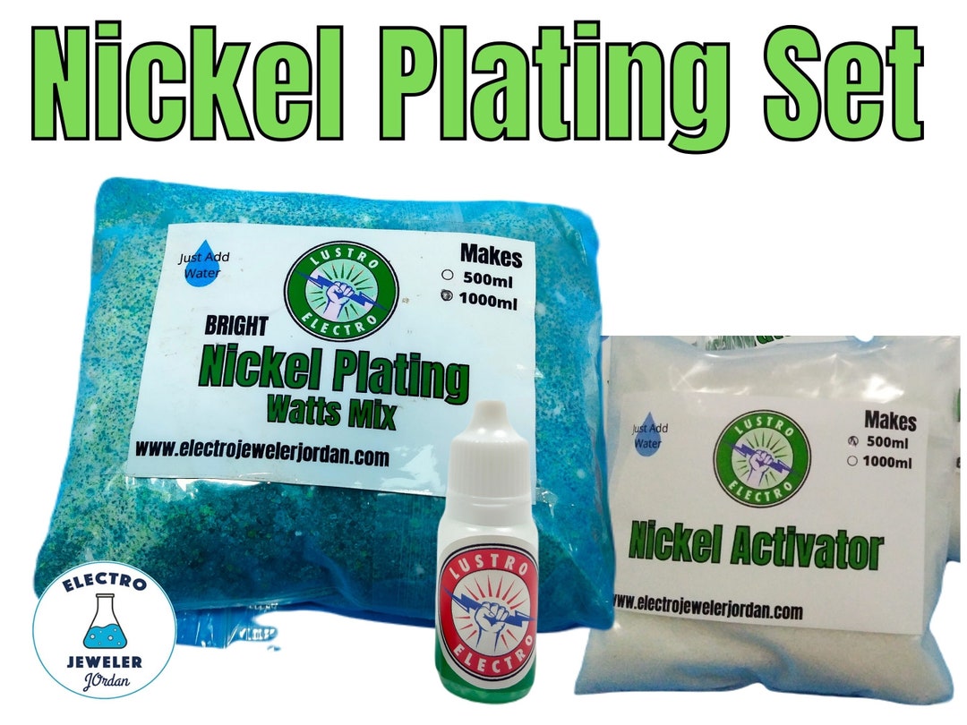 Bright Nickel Plating Solution MIX, Ships Dry. Makes 1 Liter Low ...