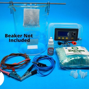 Nickel Plating Set 1 Liter Delux Kit Power Supply Easy Table Top Nickel ...