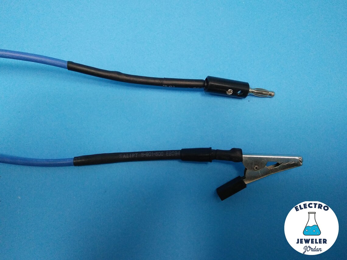 EXTRA Heavy Duty 10 AMP Alligator clip lead Set. Electroform | Etsy
