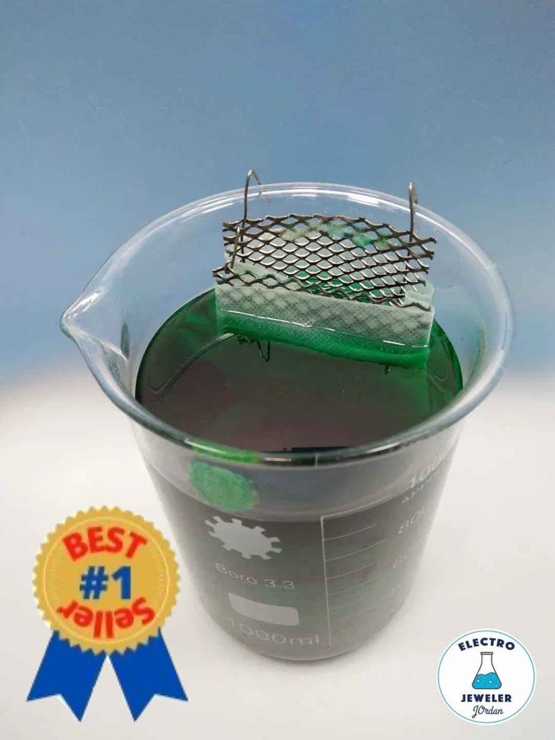 TITANIUM Anode Cage for 1 L Beaker Perfect for Electroform & Nickel ...