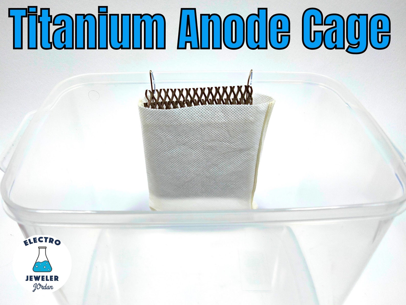 Anode Cage Titanium 6-8 Liter Horizontal COPPER ELECTROFORM & - Etsy