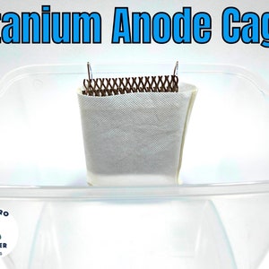 Anode Cage Titanium 6-8 Liter Horizontal COPPER ELECTROFORM & All ...