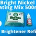 Bright Nickel Plating Solution MIX, Ships Dry. Makes .5 Liter Low ...