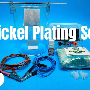 Nickel Plating Set 1 Liter Delux Kit Power Supply Easy Table Top Nickel ...