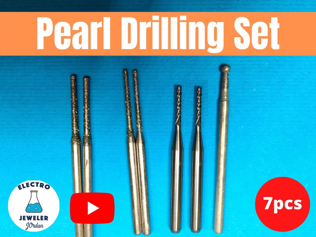 Pearl Drilling Mini Set 7 Pc. Shank Size 2.3mm / 3/32" & 1/8 See My ...