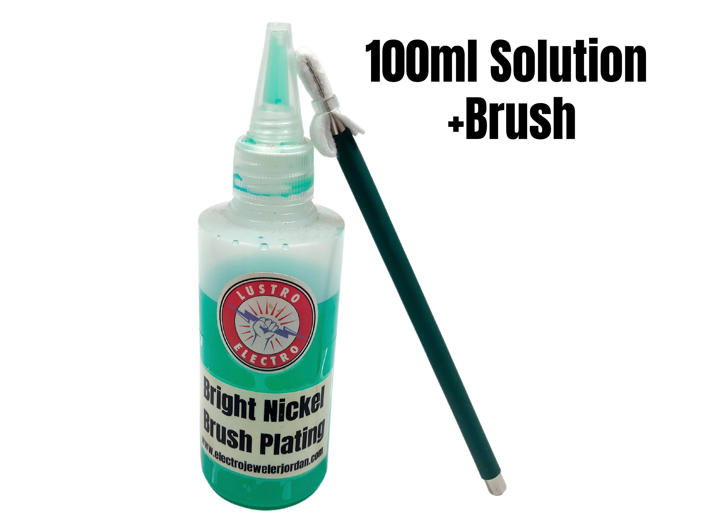 Bright Nickel Brush Plating Solution MIX, Ships Dry. Low Shipping ...