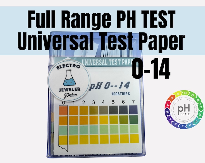 PH Test Kit Wide Range Universal Test Paper 0-14 100 Test Strips - Etsy