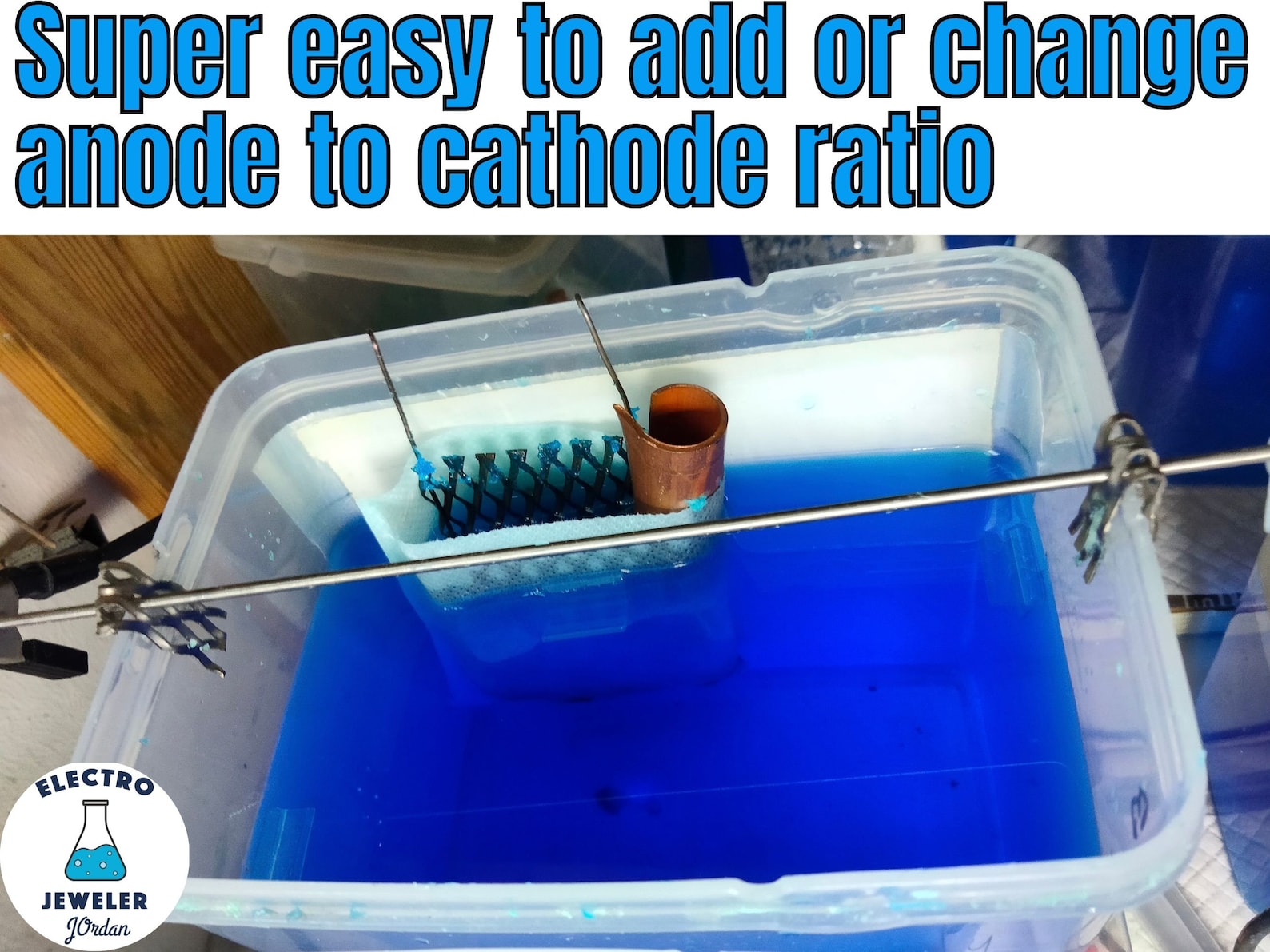 Anode Cage Titanium 6-8 Liter Horizontal COPPER ELECTROFORM & - Etsy