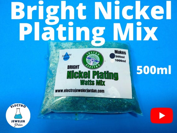 Bright Nickel Plating Solution MIX Ships Dry. Makes .5 Liter - Etsy