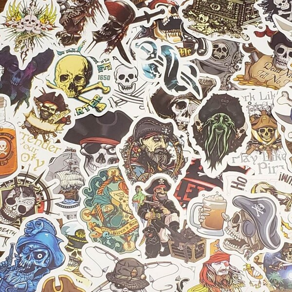 Pirate Decals - Etsy