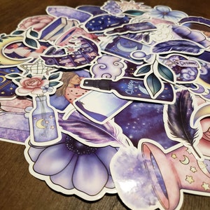 50 Sleep Themed Stickers | Relaxation Stickers | Vinyl Nighttime Decals ...