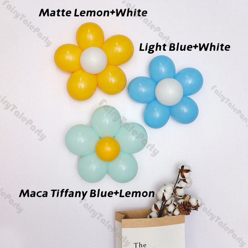 Colorful Daisy Flower Balloon Wall Kit Colorful Daisy Balloon - Etsy