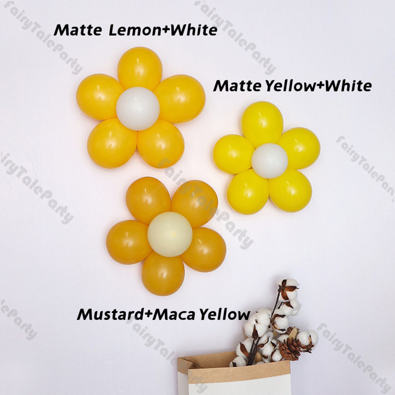 Colorful Daisy Flower Balloon Wall Kit Colorful Daisy Balloon - Etsy