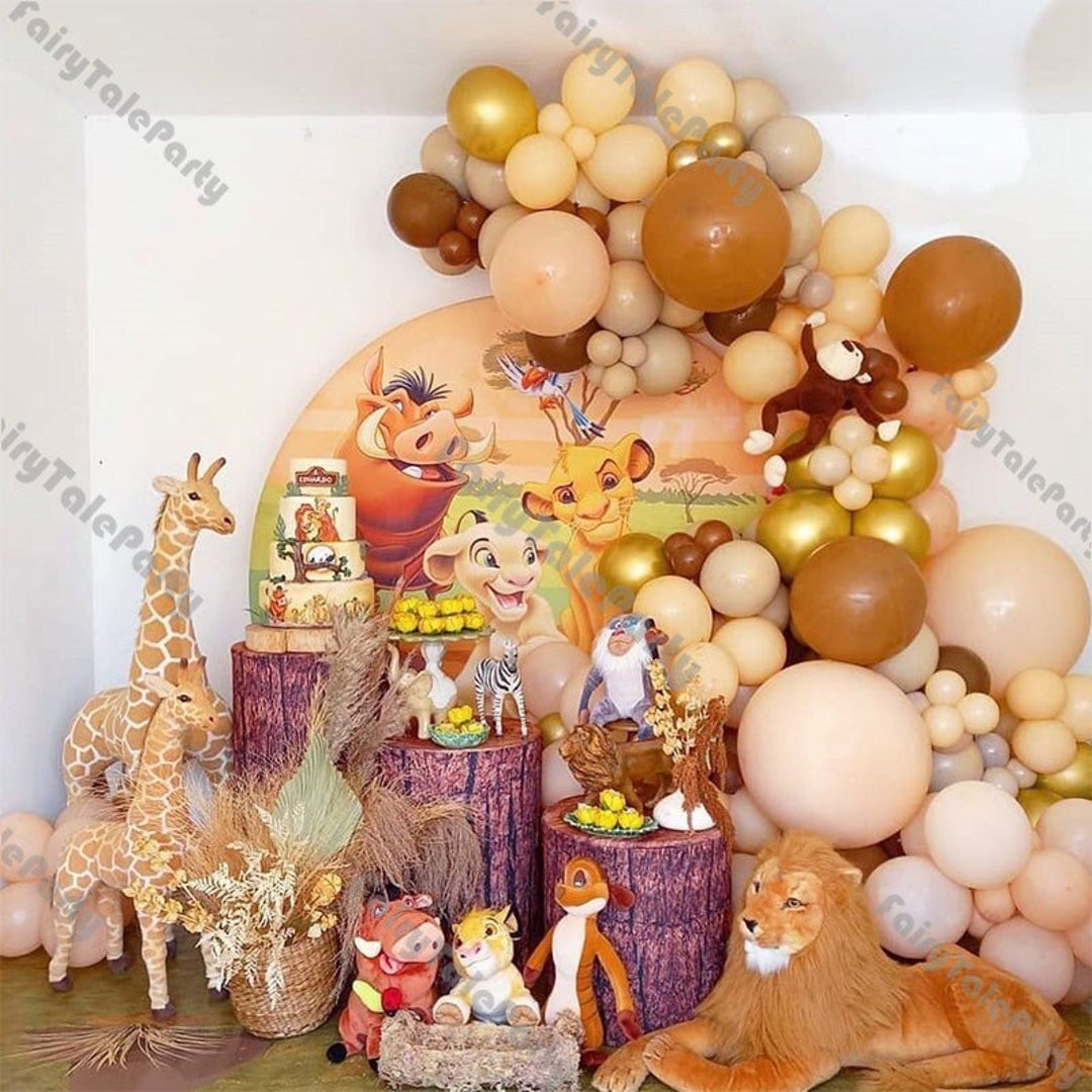 137pcs Desert Color Balloon Garland Kit Cocoa Apricot Cream Peach Gold ...