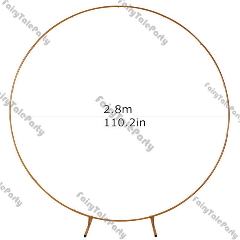Free Fedex Iron Circle Wedding Balloon Arch Decoration Outdoor Round ...