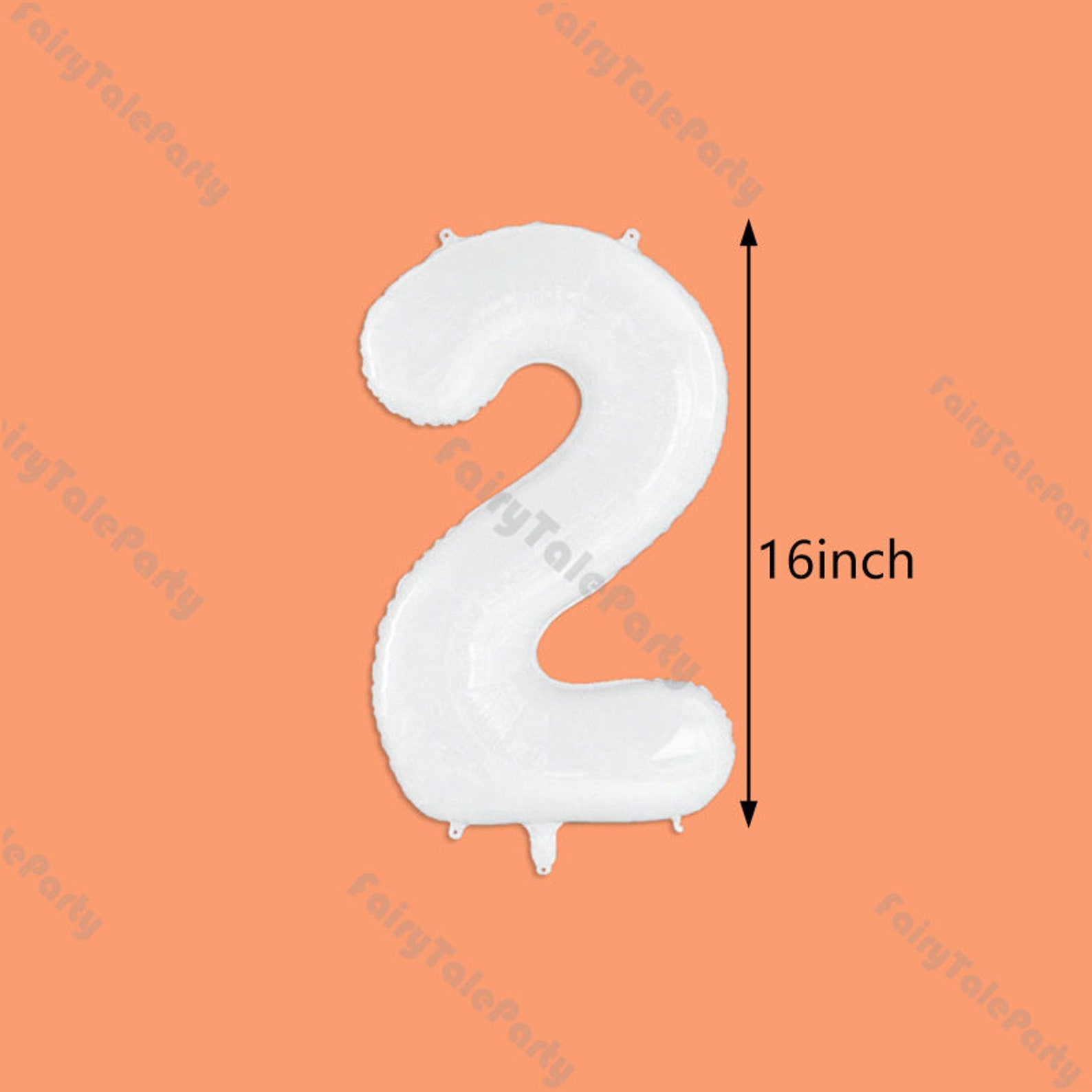 16/32/40inch Giant White Number Balloons 30in White Foil Standing ...