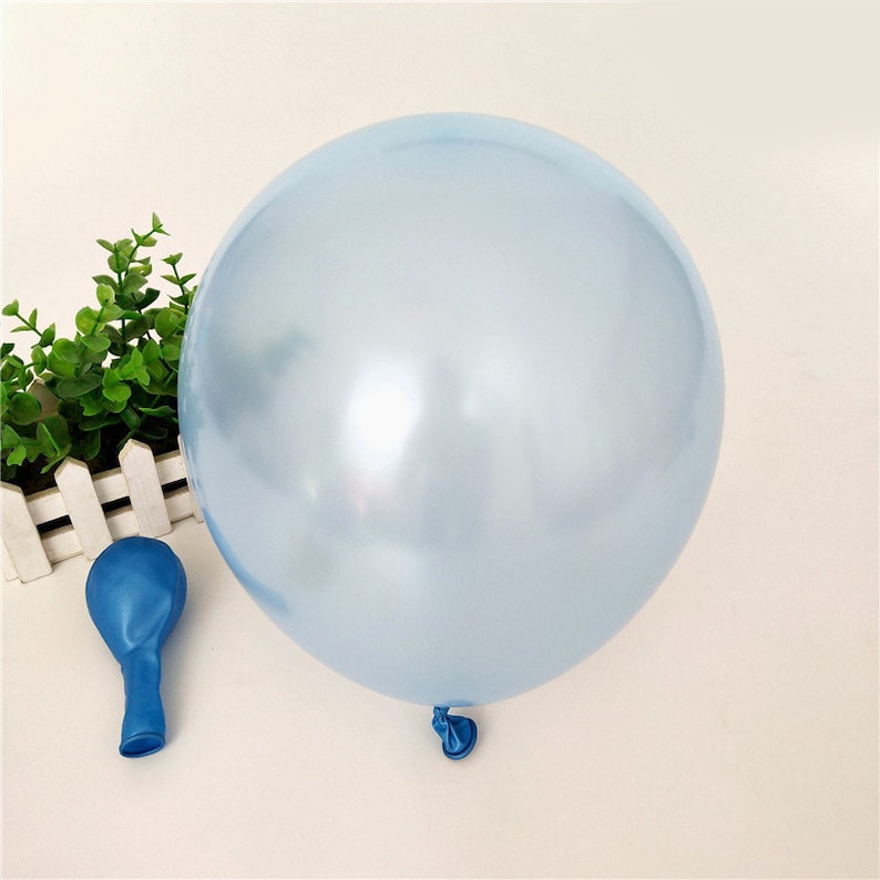 131pcs Pearly Light Balloons Garland Kit White Maca Blue - Etsy