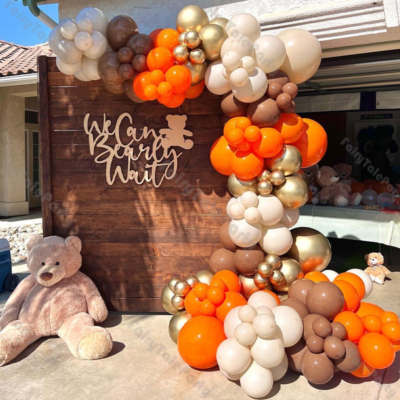 139pcs Blush Orange and Caramel Balloon Garland Kit Metal Gold - Etsy