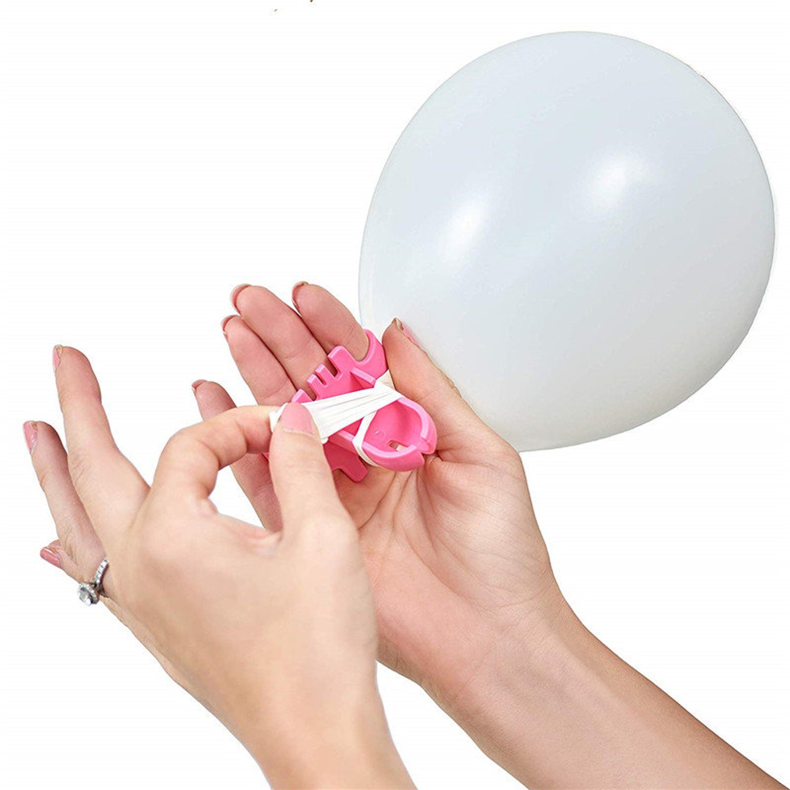 DIY 113pcs Macaroon White Balloons Garland Gold Chrome Balloon | Etsy