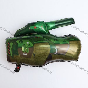 Militarily Party Balloons Set Tanks Plane Foil Balloon Soldier Army ...