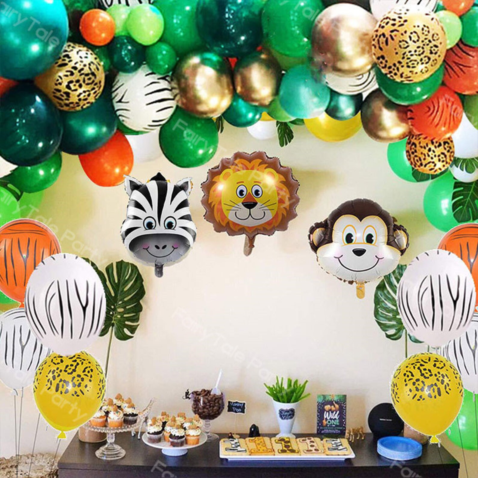 147pcs Jungle Safari Theme Party Balloon Garland Kit Animal - Etsy