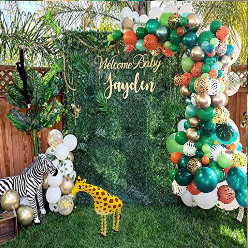 147pcs Jungle Safari Theme Party Balloon Garland Kit Animal | Etsy