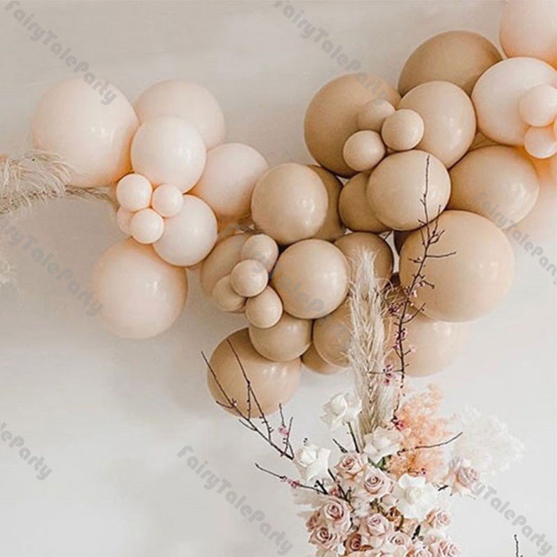 151pcs Baby Shower Cream Balloons Garland Arch Kit Double - Etsy