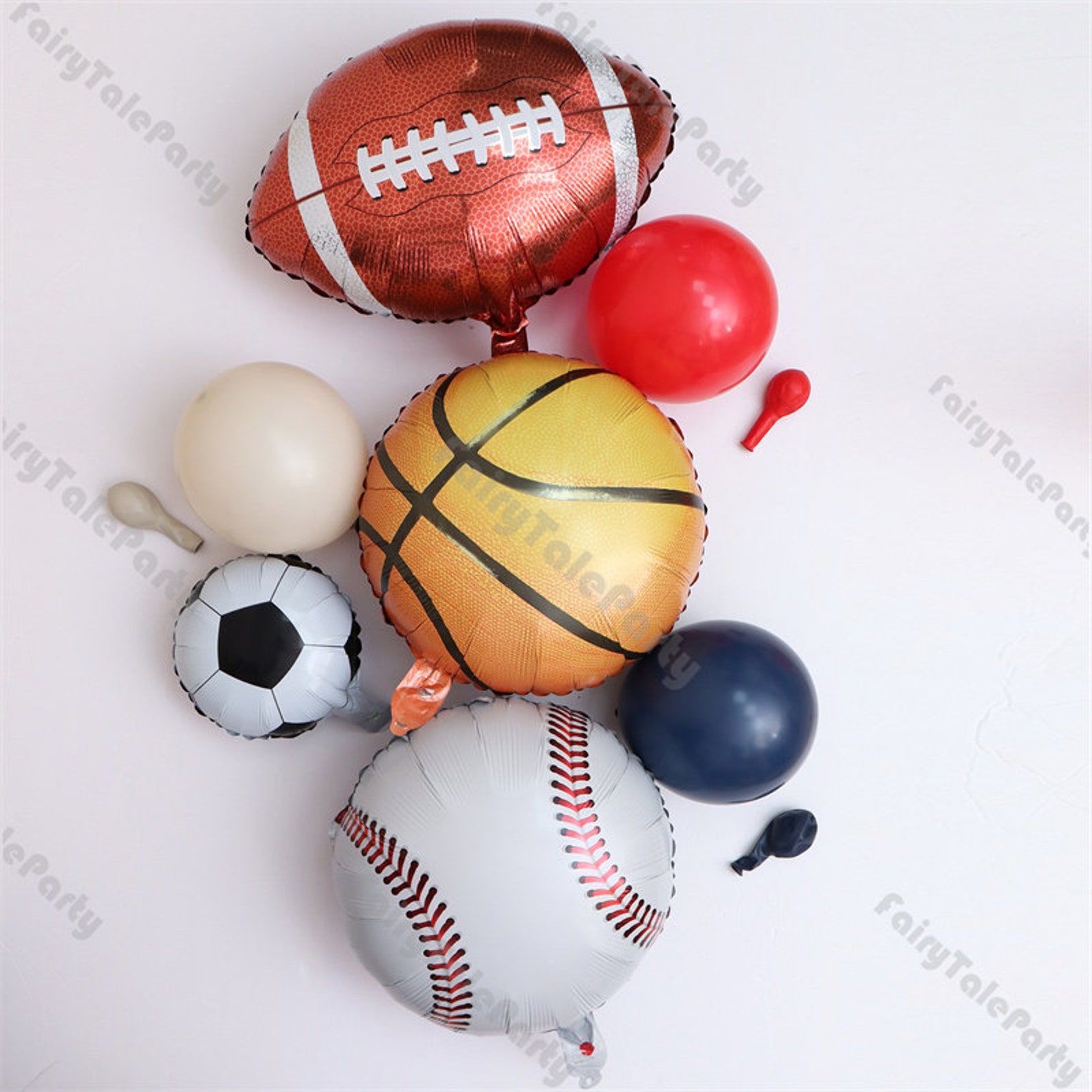 167pcs Sports Birthday Balloon Garland Arch Kit | Football | Baseball ...