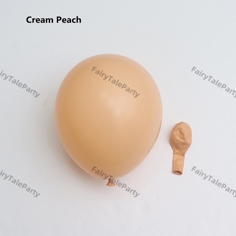 Pastel Color Balloons Garland Kit Orange Lemon Sage Green Cream Balloon ...