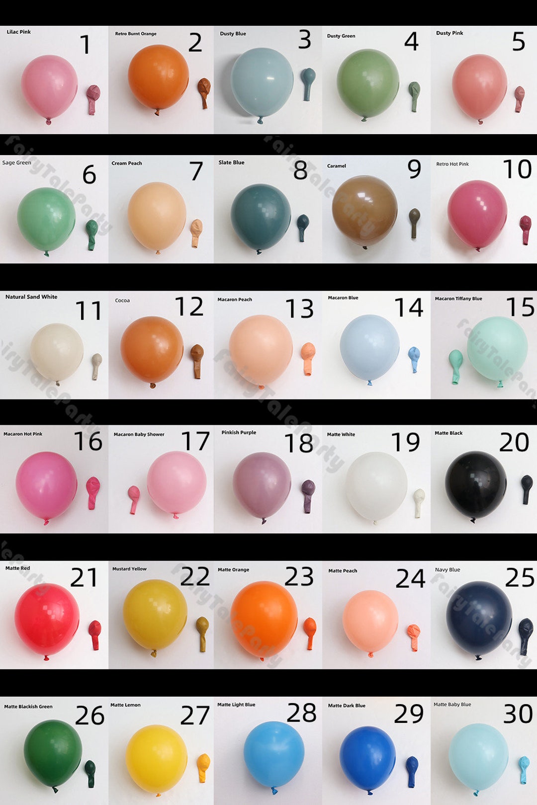 4-16ft Custom Balloon Garland Kit Matte Balloons Arch Hanging Balloon ...