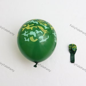 110pcs Military Camo Balloons Garland Kit Army Soldier Balloon Arch ...