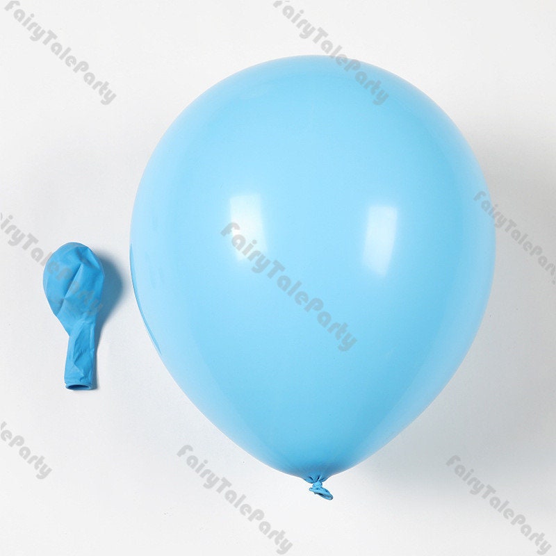 112pcs Blue Balloon Arch Beige Baby Shower Cream Peach Pastel - Etsy