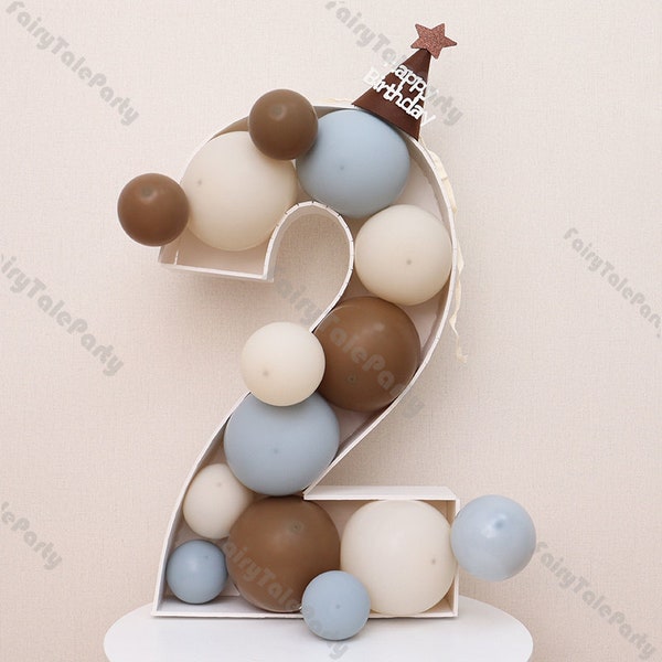 Mosaic Balloon Numbers - Etsy