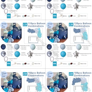 7-18ft GALAXY Space Balloon Garland Astronaut Rocket Themed Balloon ...