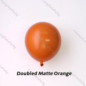 6-17ft Doubled Orange Cream Peach and Apricot Balloons Garland Kit Baby ...