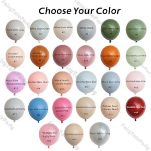 4-16ft DIY Balloons Garland Kit Custom Doubled Multi Color Balloon Arch ...