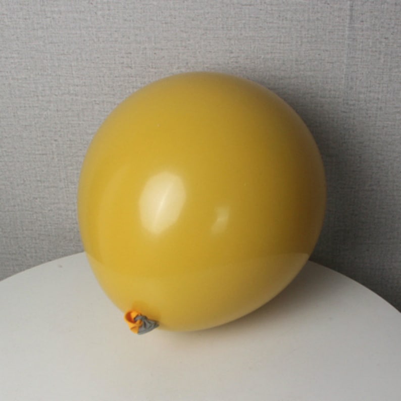 134pcs Double Ginger Mustard Yellow Latex Balloons Garland Kit - Etsy