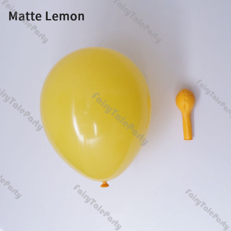 Mustard Balloons Garland Arch Ins Boho Lemon Sand Birthday | Etsy