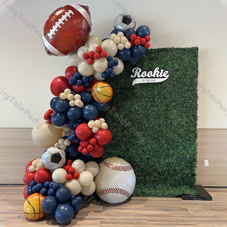 167pcs Sports Birthday Balloon Garland Arch Kit Football - Etsy