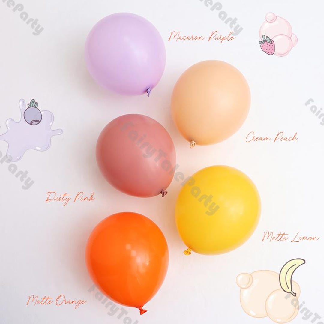 DIY Latex Balloon Set | Dusty Pink and Cream Peach Balloon Set | 4-16ft ...