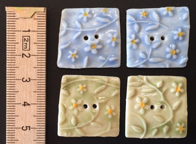 Forget-me-not Buttons - Etsy UK