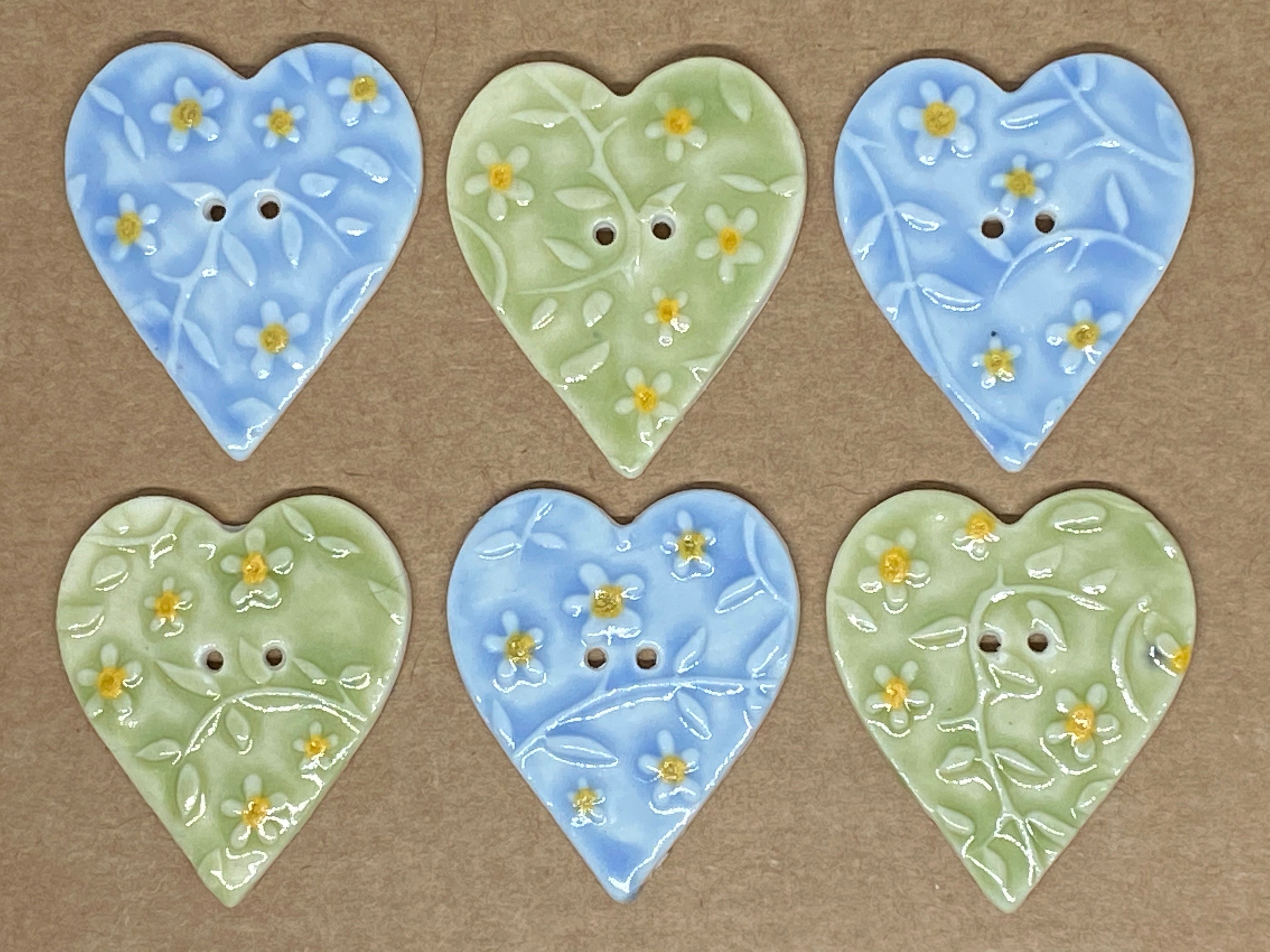 Forget-me-not Buttons - Etsy UK