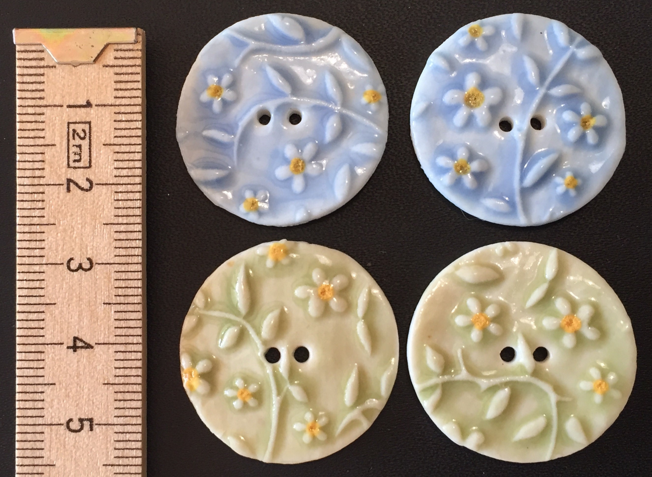 Forget-me-not Buttons - Etsy UK
