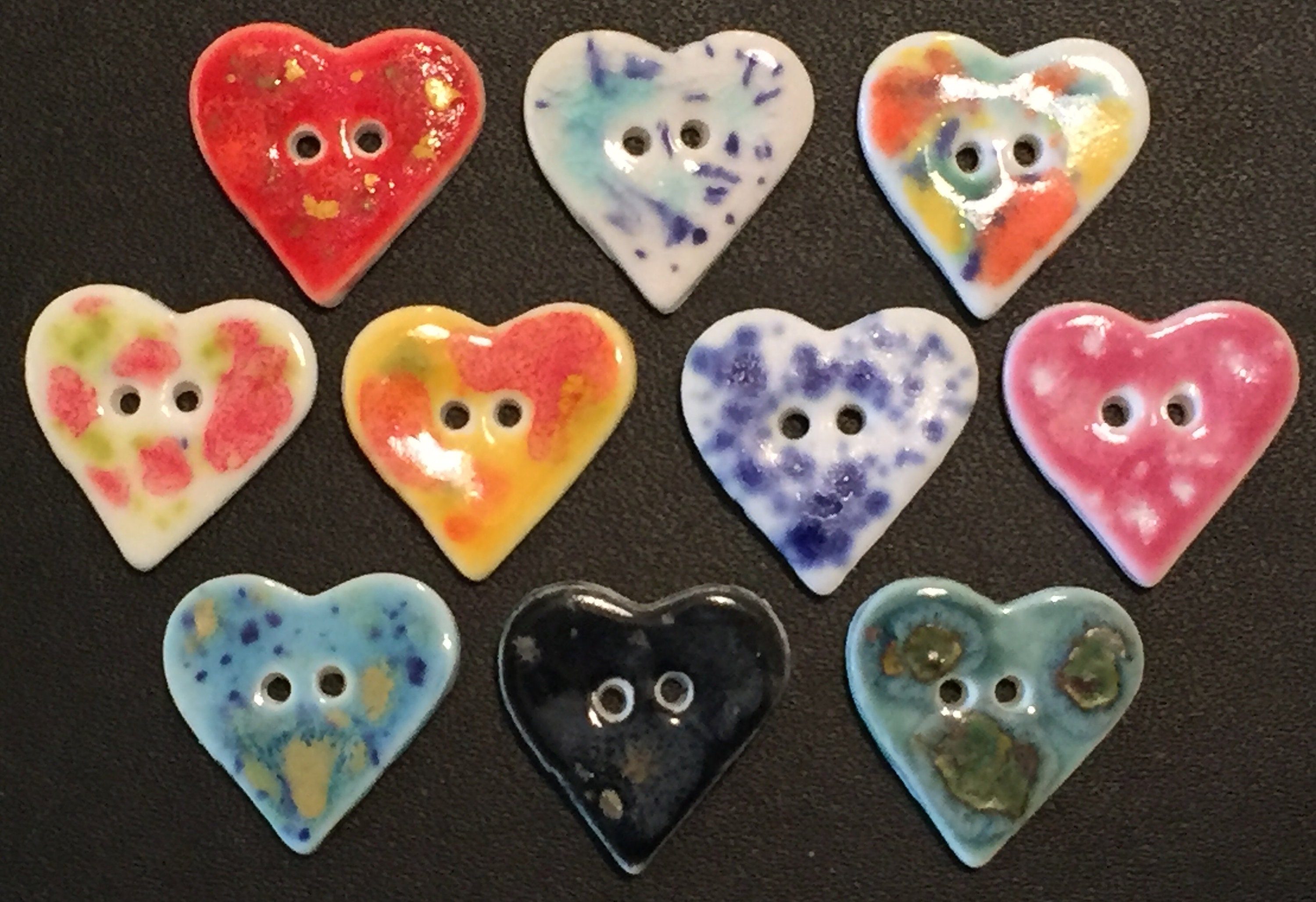 Heart Buttons | Etsy